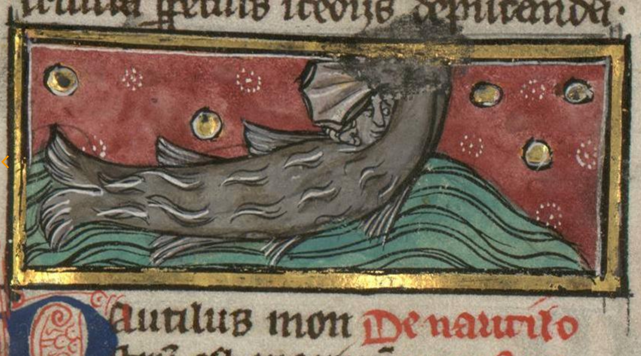 Medieval Bestiary : Beasts : Nautilus
